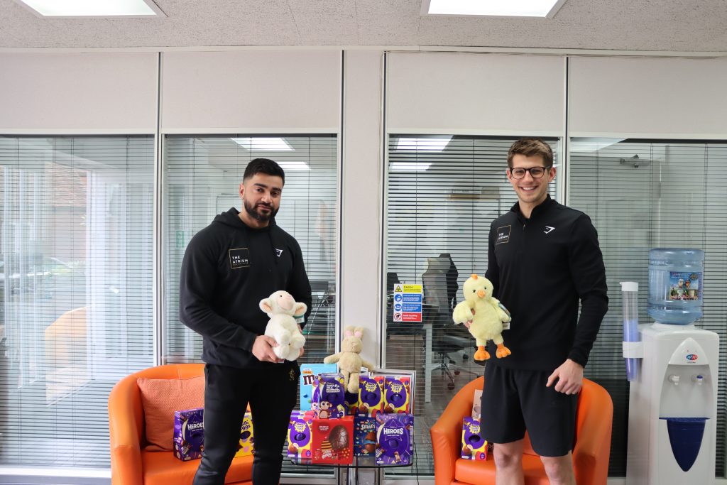 Local Gym Donates Easter Eggs | Calcot Services for Children