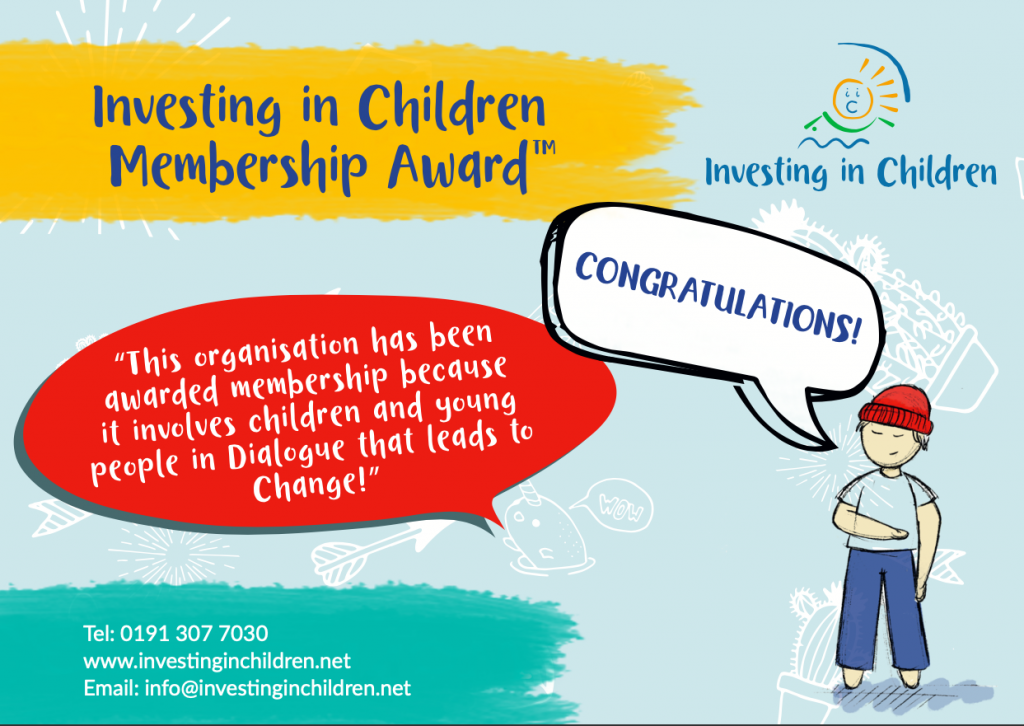 Investing in Children Membership Award Achieved | Calcot Services for ...